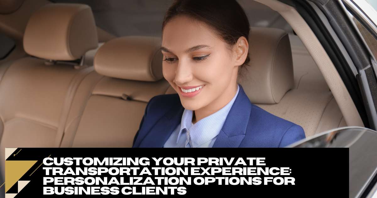 Personalizing Your Private Transport: Customization Options